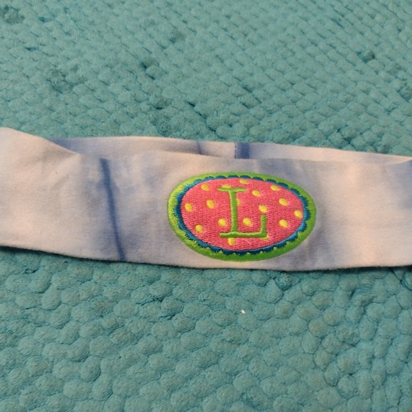 Logo Loops | Accessories | Girls L Initial Tie Dye Headband Logo Loops ...